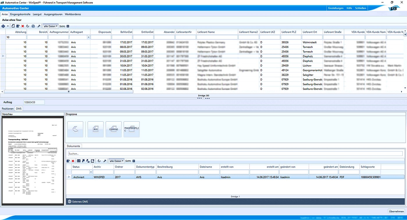 LIS entwickelt WinSped-Module für die Automobillogistik