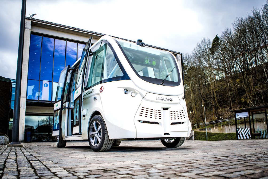 Premiere of self-driving buses in Gothenburg