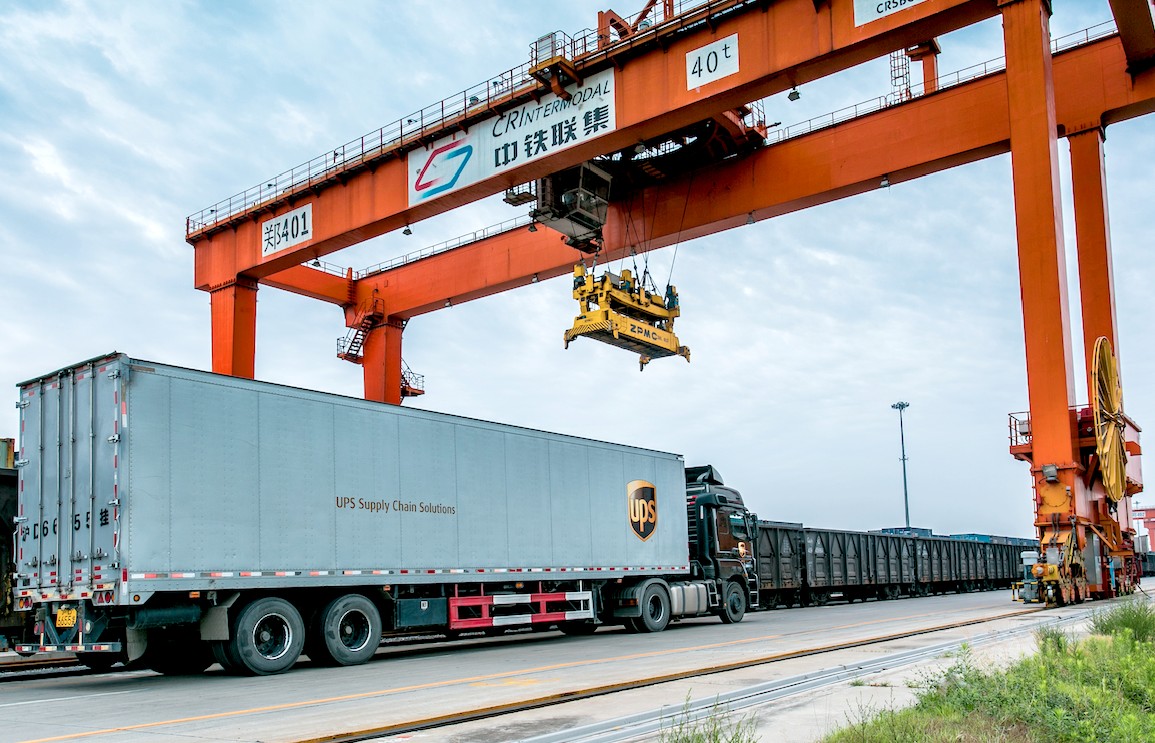 UPS: Full Container Load Service zwischen China und Europa
