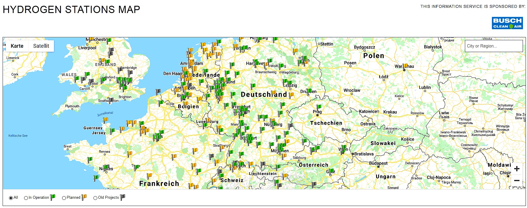 H₂ stations: 83 new hydrogen refuelling stations worldwide