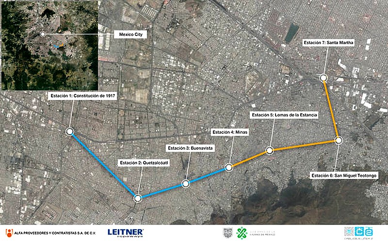 Cablebús 2: Weitere Kabinen-Seilbahnen für Mexiko-Stadt