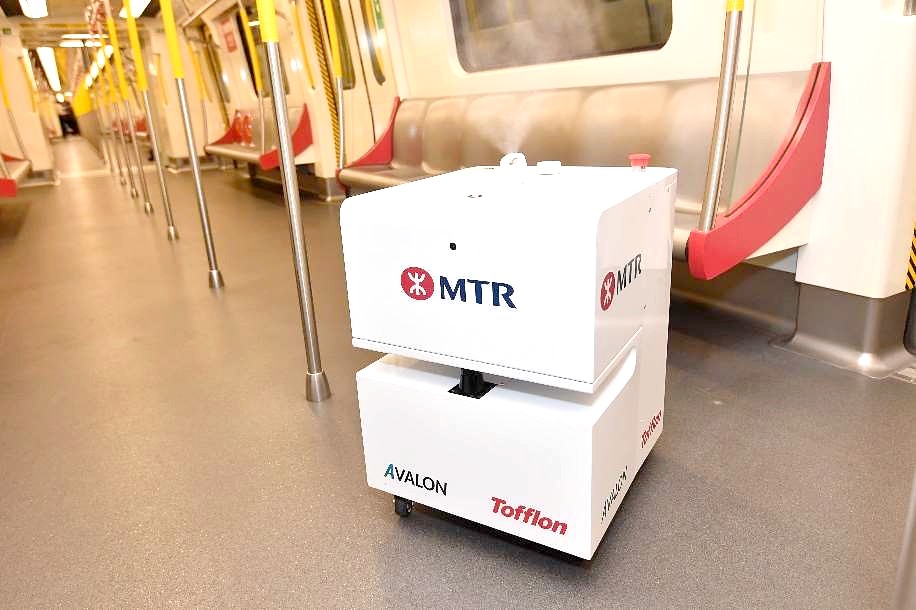 Covid-19: Hong Kong's MTR deploys VHP Robot for disinfection