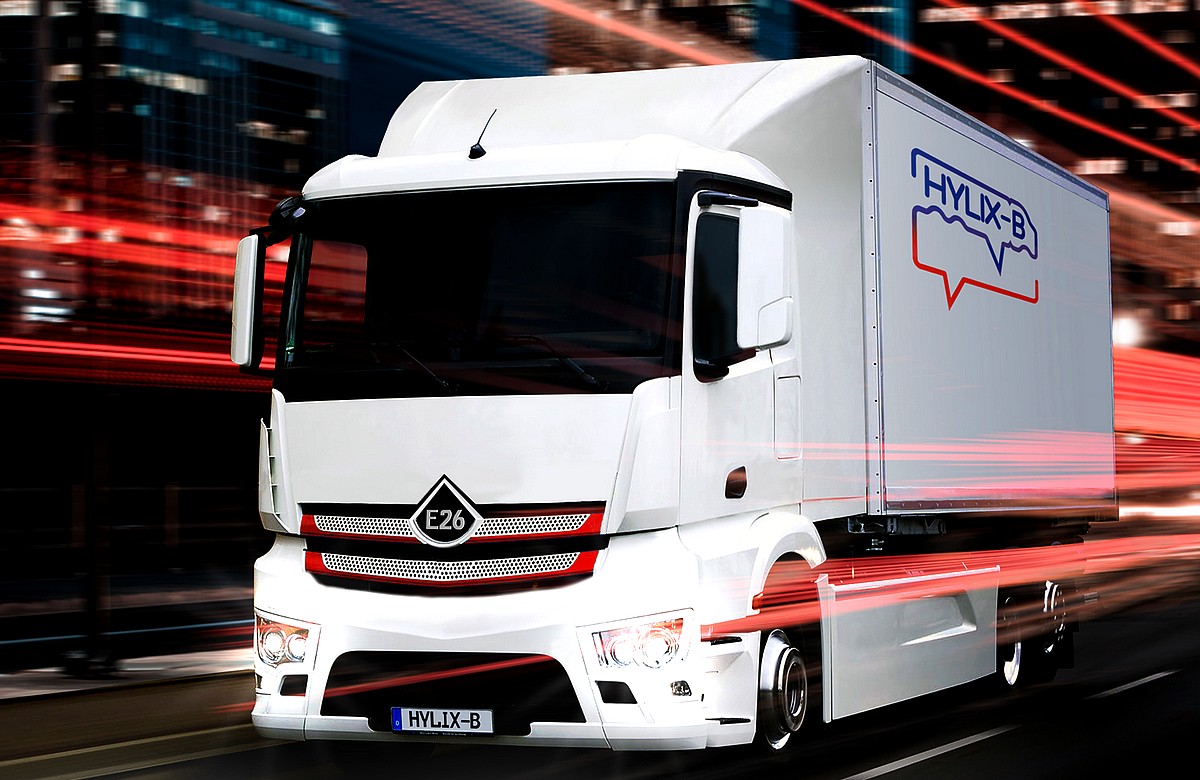 Hylix-B: Wasserstoff-betriebener 26-Tonner soll im Herbst fahren
