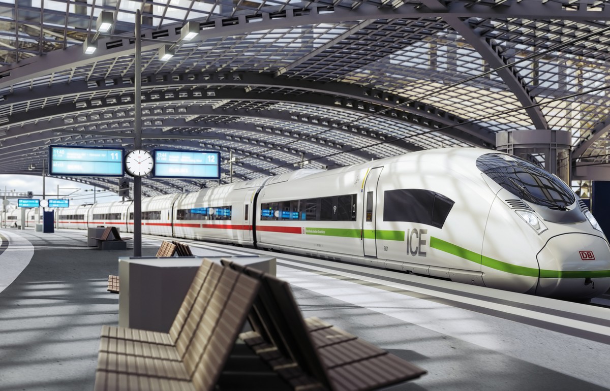 Zug ice db , Deutsche Bahn