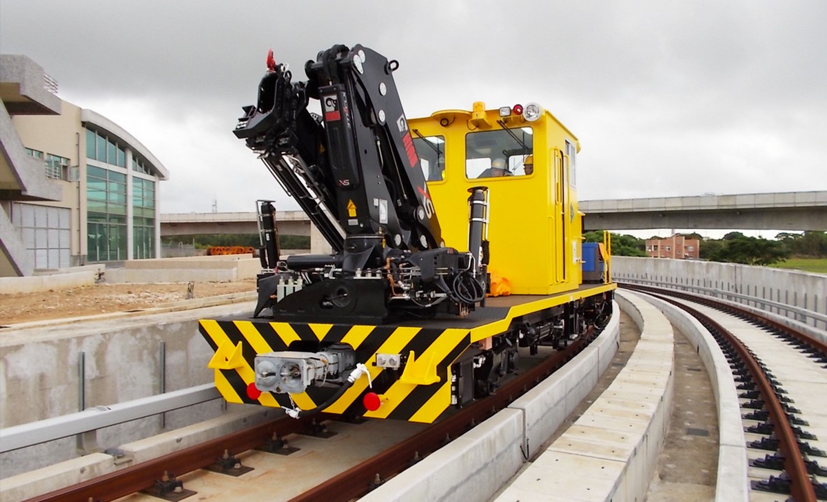 Hiab bringt komplettes Portfolio von Ladekranen für die Schiene