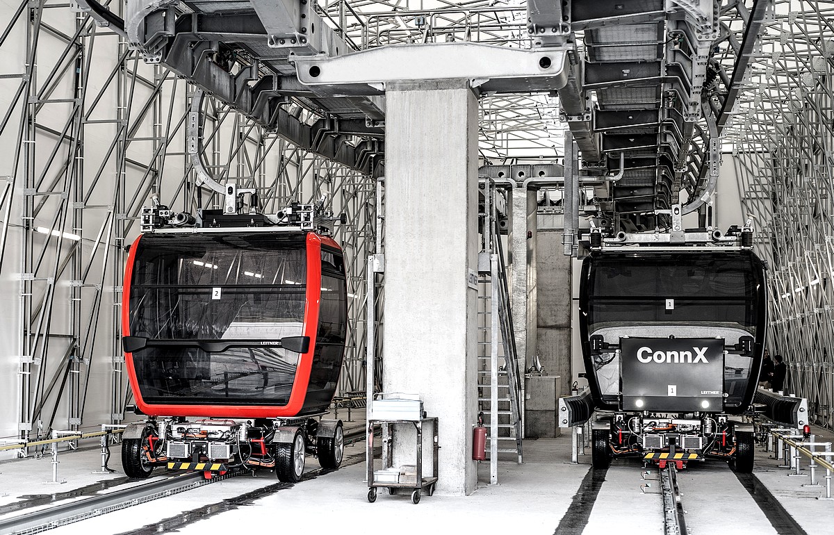 ConnX – „Hybrid-Lösung“ aus Seilbahn und Robo-Car