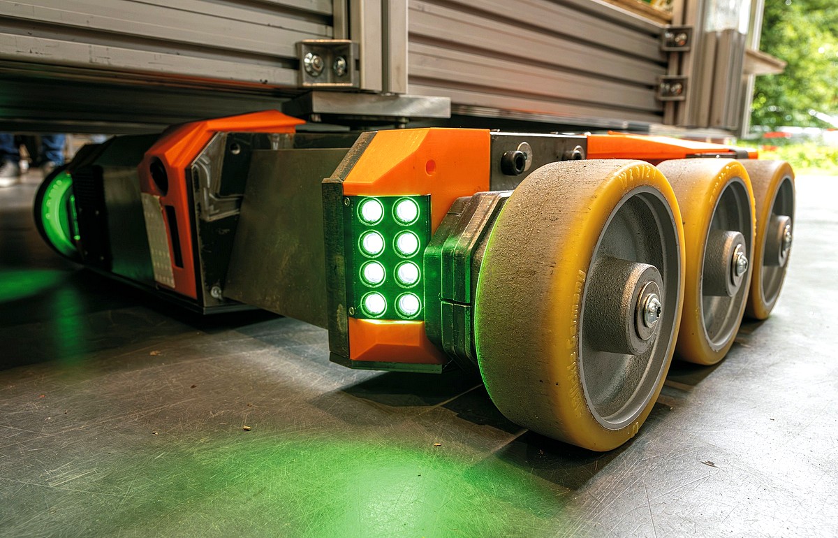 Transportsystem FORMIC trägt Lasten bis 40 Tonnen